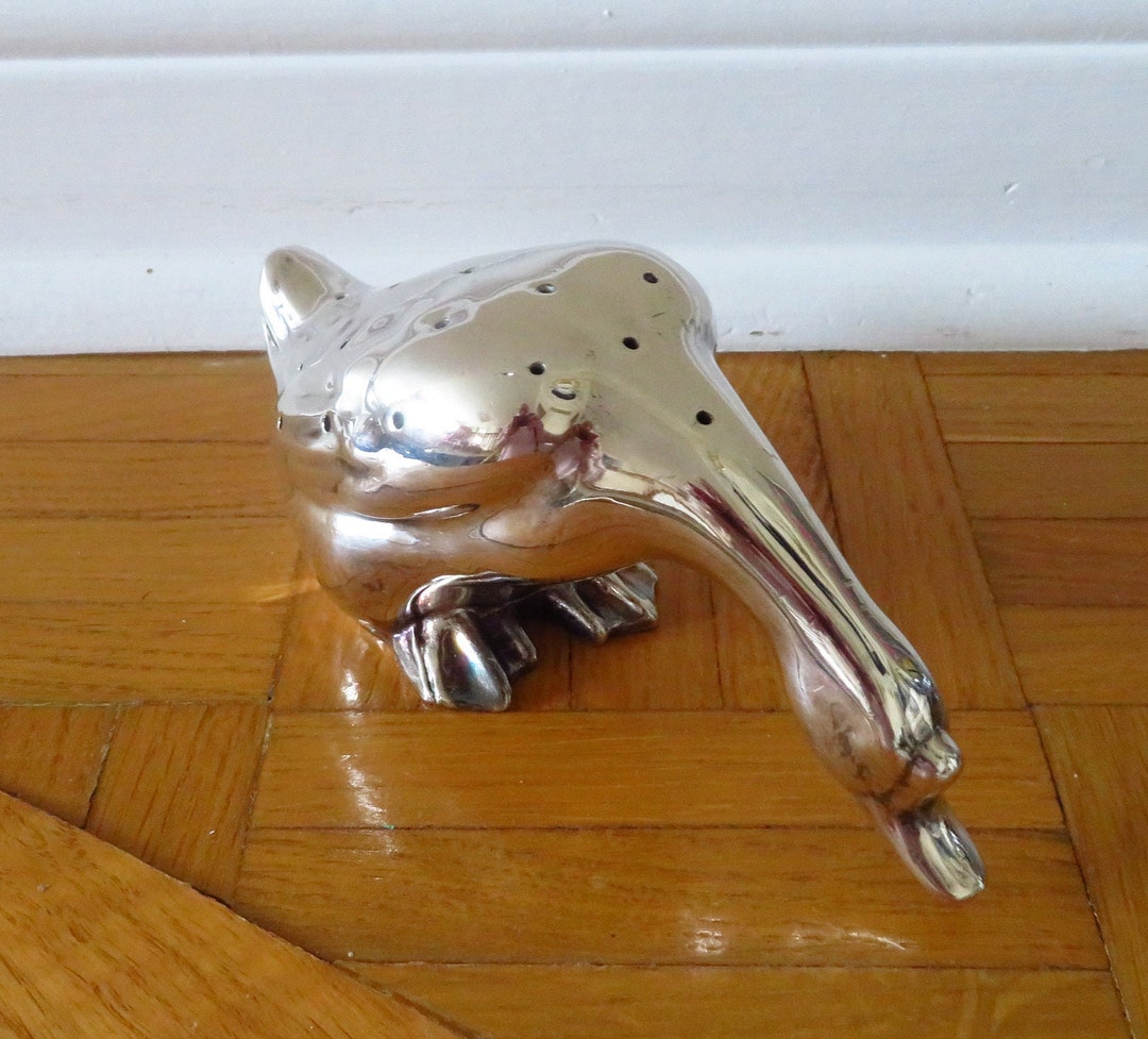 Vintage Viking Silver-plate Lead Duck Figurine Viking Plate Toronto ...