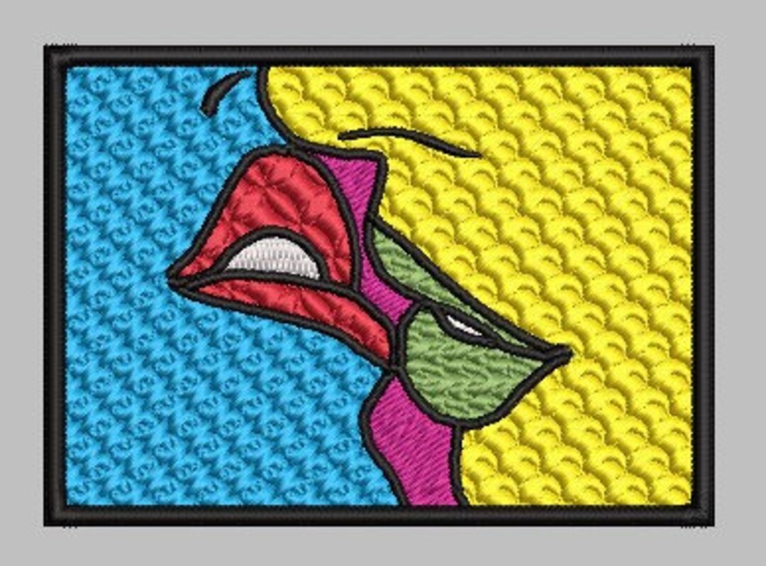 KISSIN23 Quill Embroidery Design in 4x4 Download for Different - Etsy