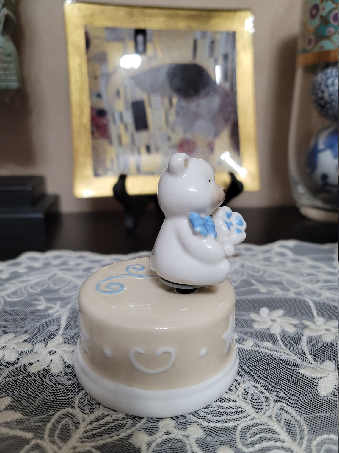 Teddy Bear Music Box Baby Bear Music Boxes for Child Retro - Etsy