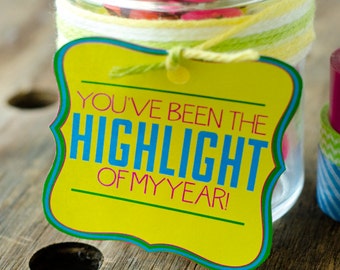 Teacher Appreciation PRINTABLE Gift Tag INSTANT DOWNLOAD by | Etsy