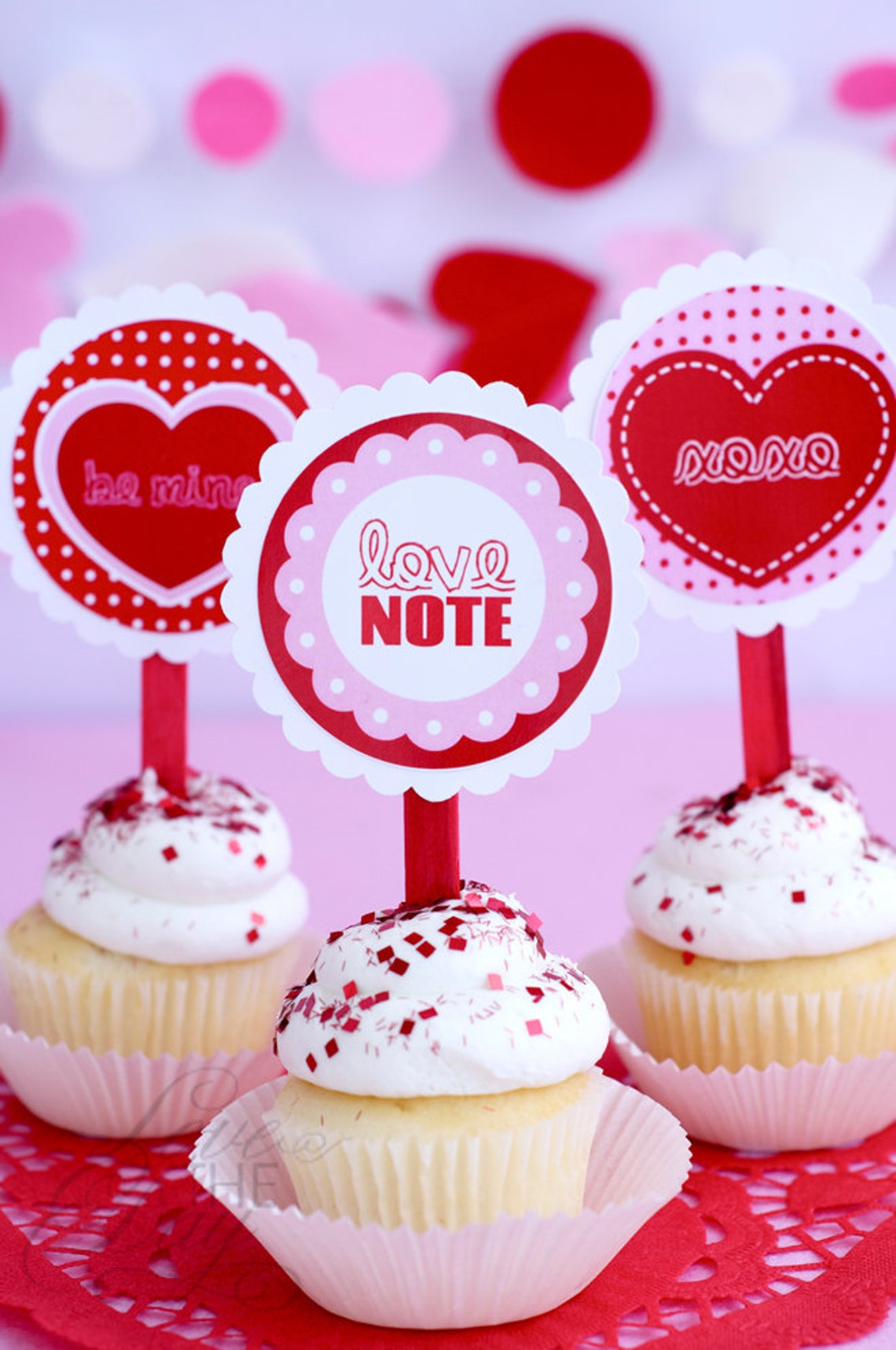 Valentine PRINTABLE Party 'A Love Note' Valentine by - Etsy