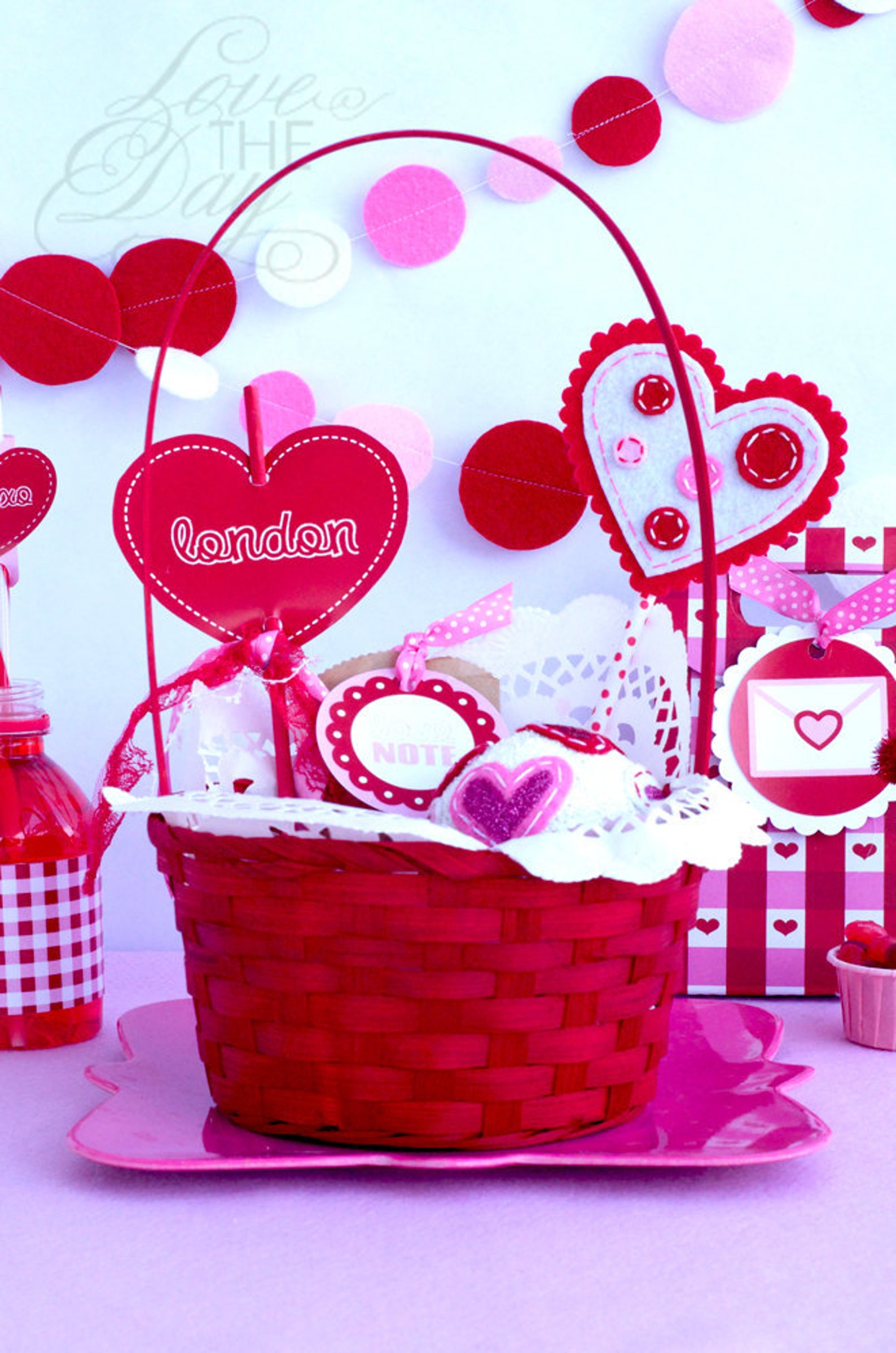 Valentine PRINTABLE Party 'A Love Note' Valentine by - Etsy