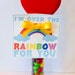 Valentine PRINTABLE Tag 'i'm Over the Rainbow for You' Valentine Tag ...