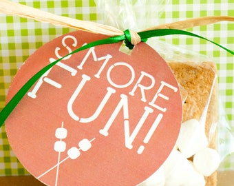 Camping Party PRINTABLE Favor Tags by Love the Day | Etsy