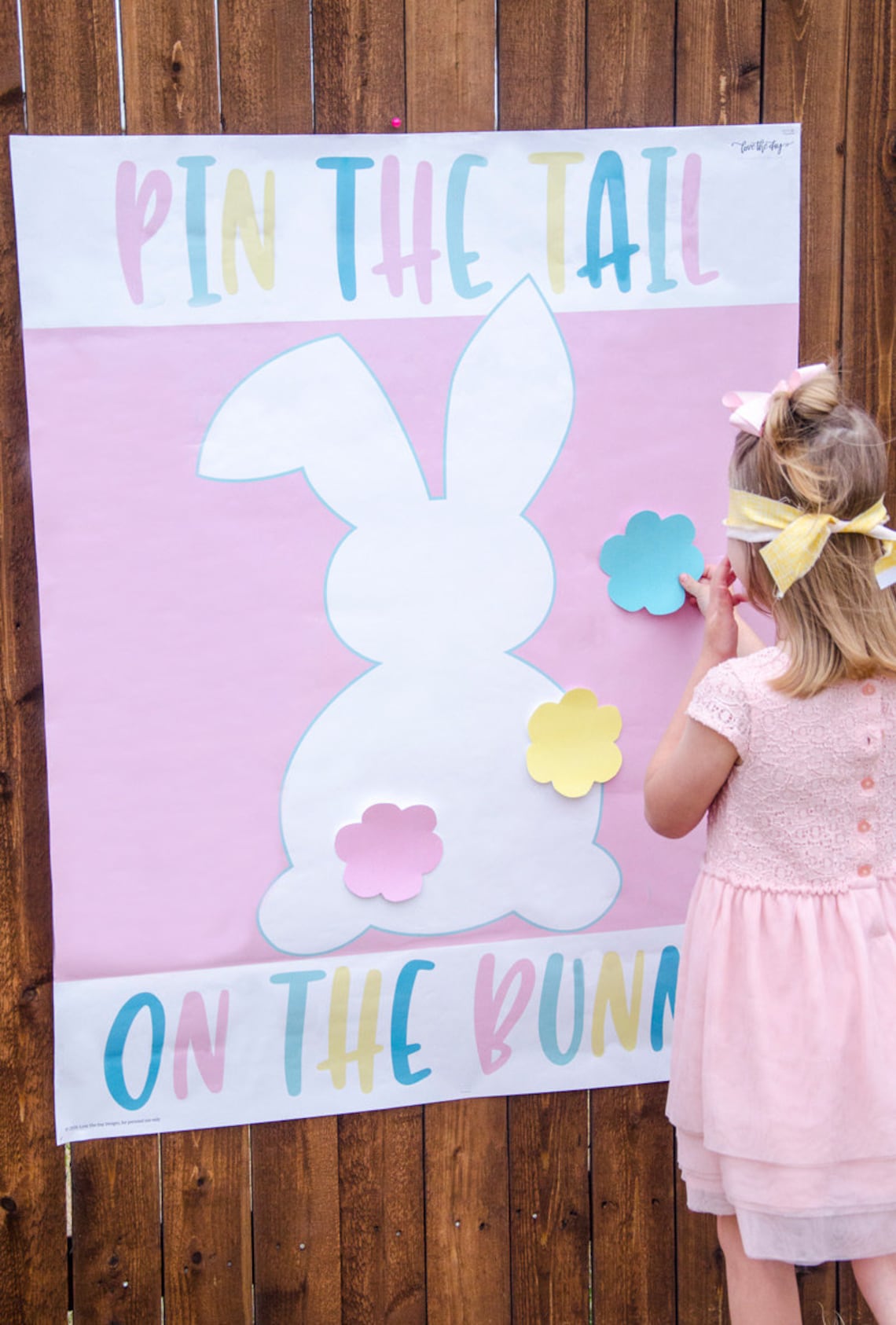 Pin the Tail on the Bunny Easter Printable Game (INSTANT DOWNLOAD) by ...