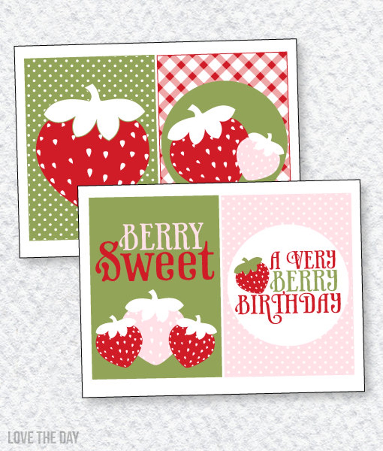Strawberry Party PRINTABLE 5x7' Party Signs INSTANT - Etsy