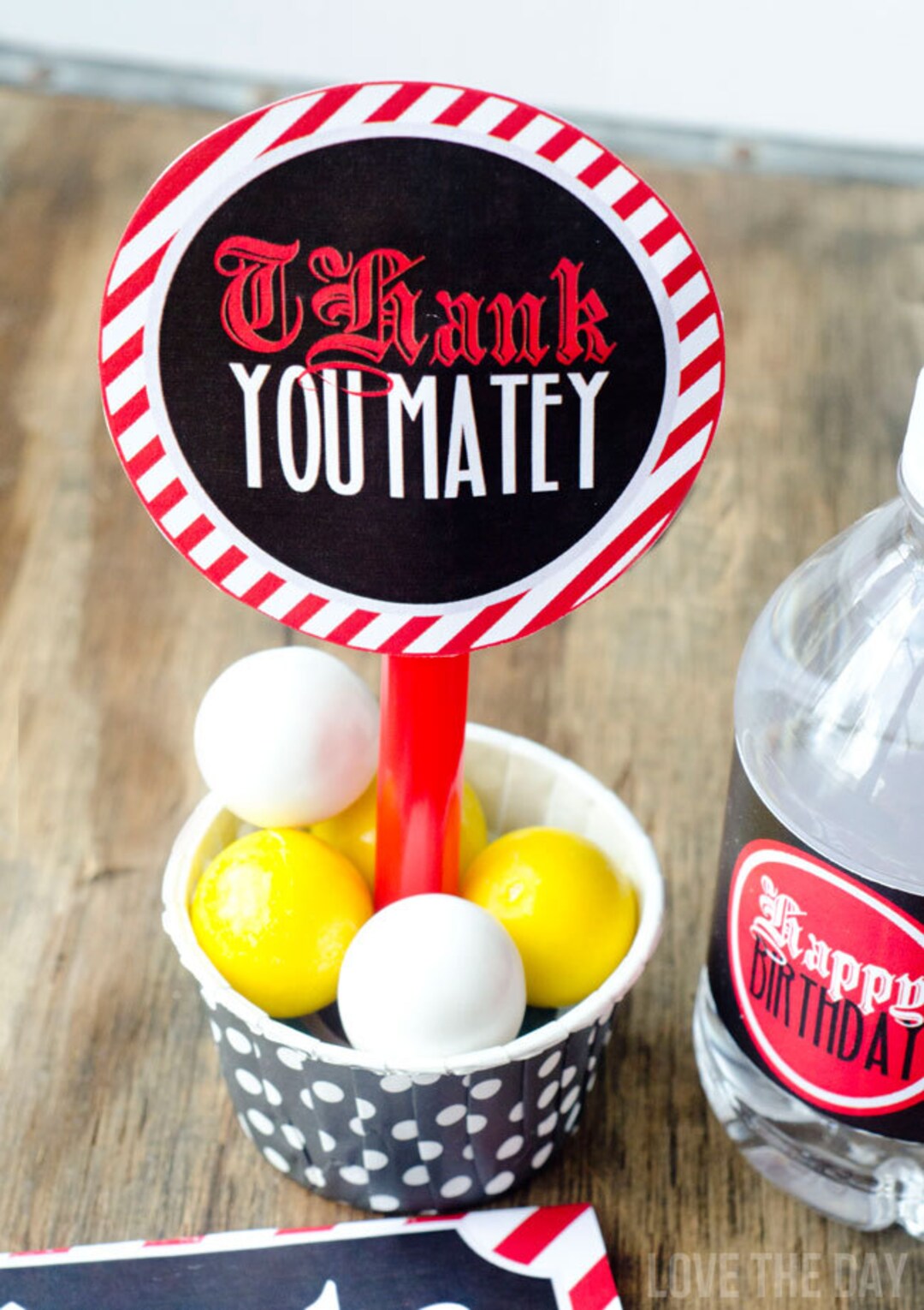 Pirate Party PRINTABLE Gift Tags by Love the Day - Etsy