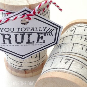 Teacher Appreciation Printable INSTANT DOWNLOAD 'you Rule' Tag by Love ...