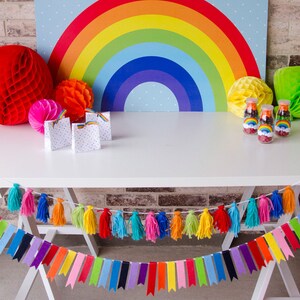Rainbow Party Backdrop (INSTANT DOWNLOAD) Printable by Lindi Haws of ...