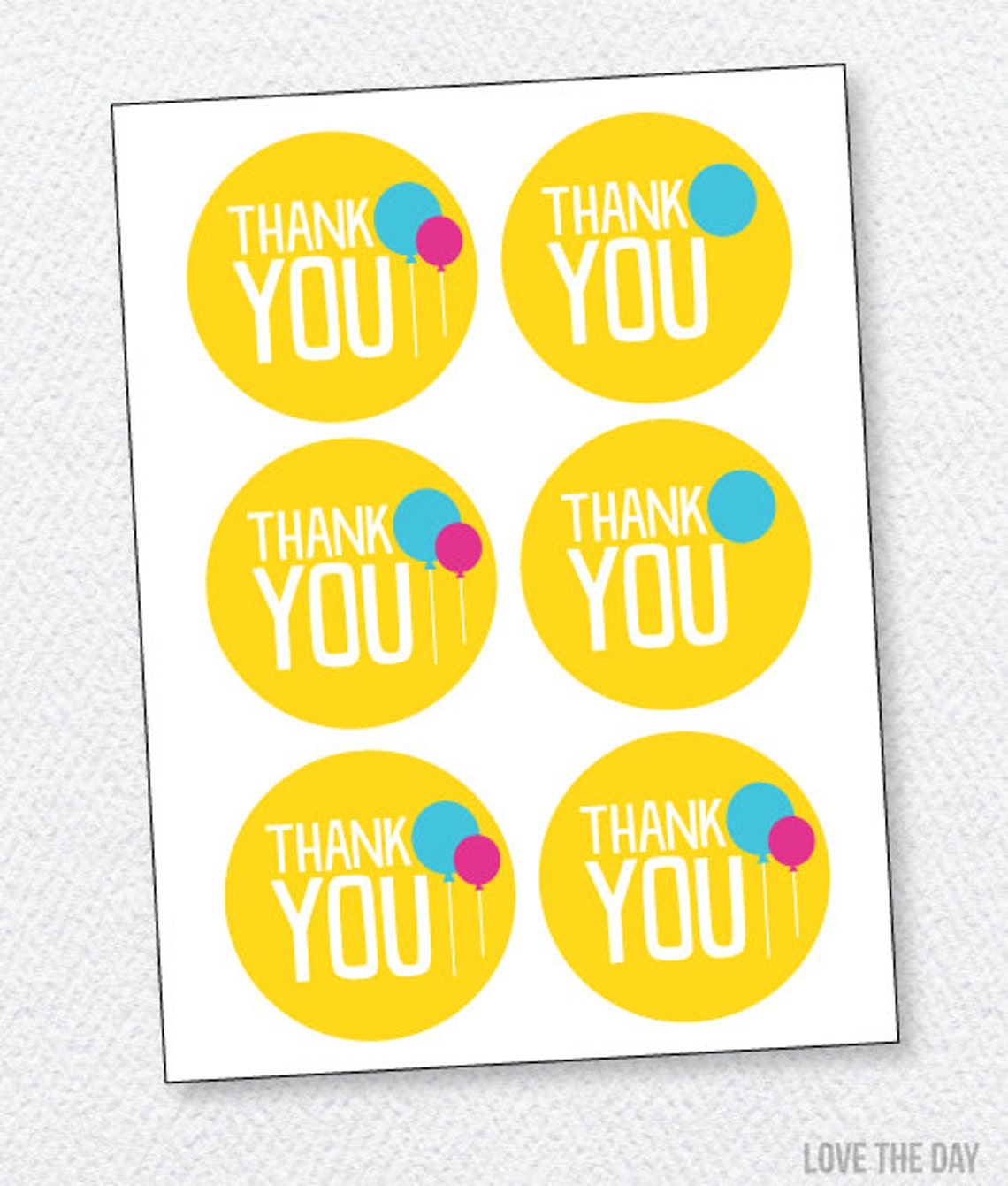 Pretty Polka Dot Party PRINTABLE Birthday Favor Tags by Love - Etsy