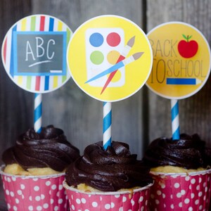 Back to School Party PRINTABLES (INSTANT DOWNLOAD) by Love the Day - Etsy
