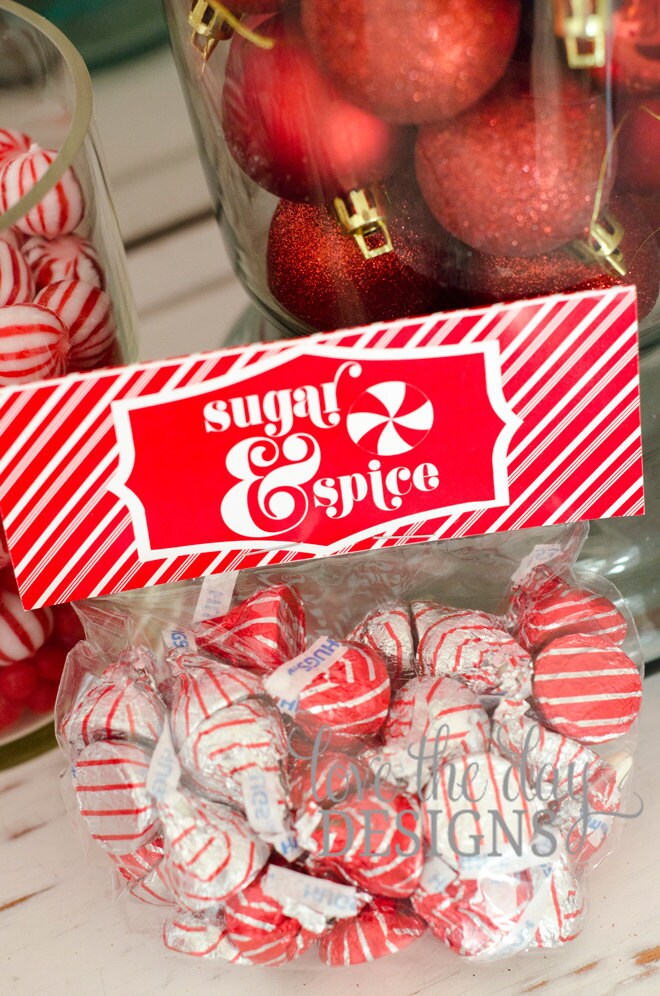 Christmas PRINTABLE Peppermint Party INSTANT DOWNLOAD - Etsy