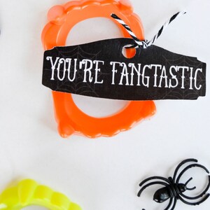Fangtastic Halloween PRINTABLE Party Favor INSTANT DOWNLOAD by Love the ...