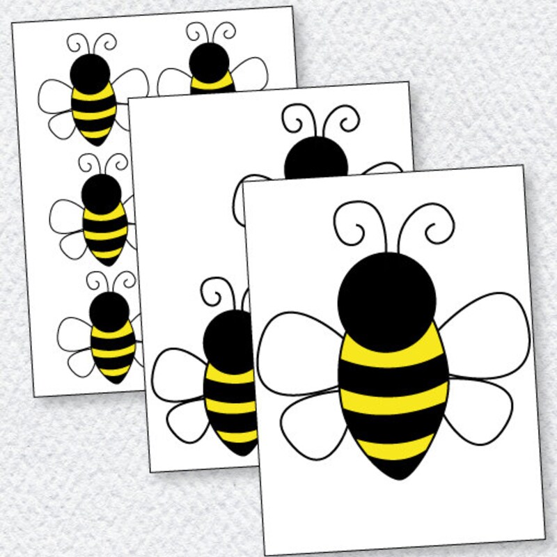 Bee Printable - Etsy