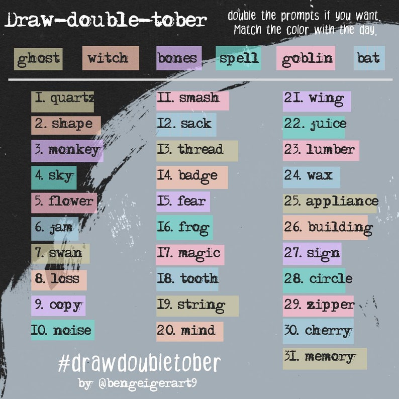 2020 Inktober Day 27 Original Ink Sign Bones - Etsy