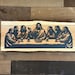 Religious Wall Art Last Supper Display Black Metal Accent Home Decor ...