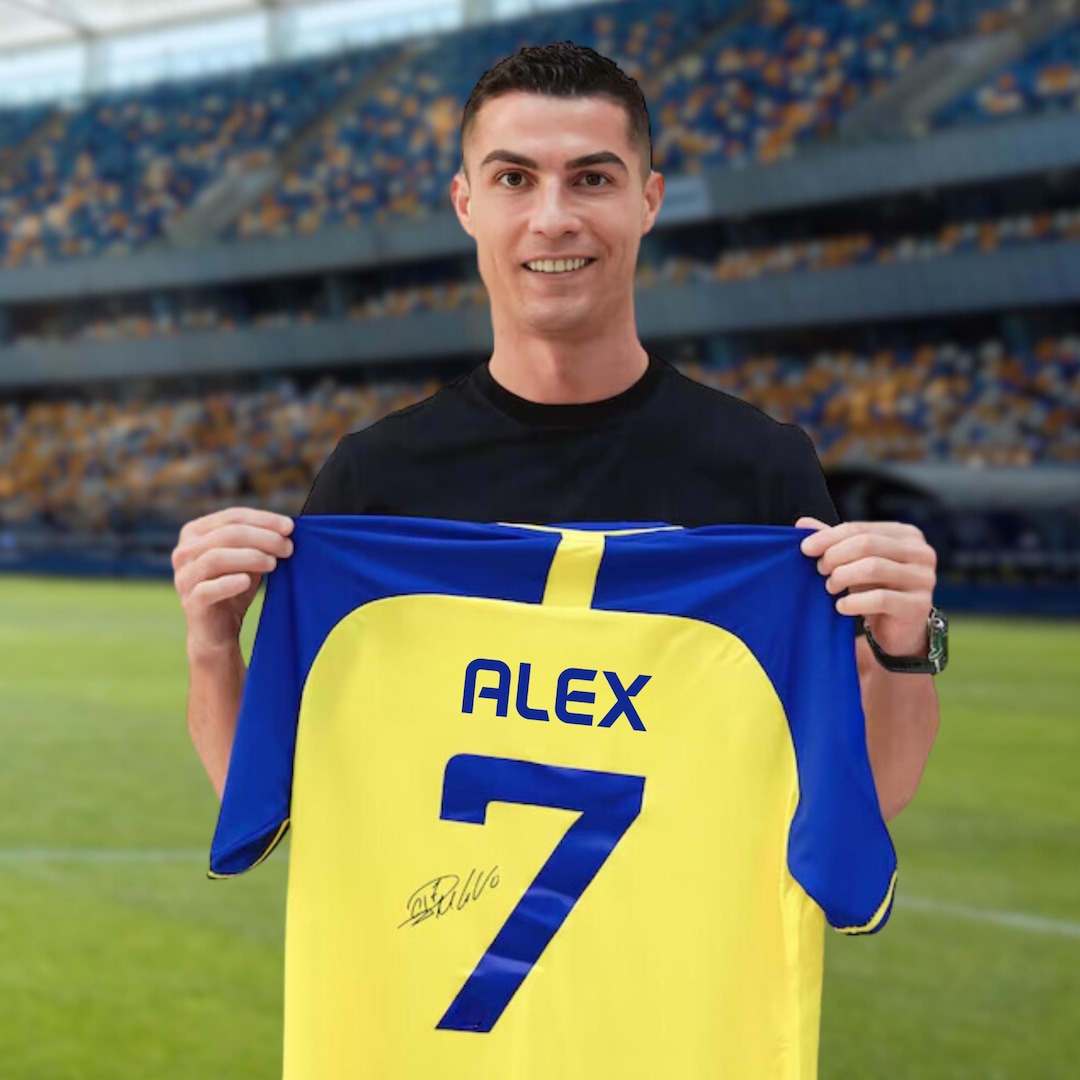 Personalized Cristiano Ronaldo Cr7 Soccer Portrait With Ronaldo ...