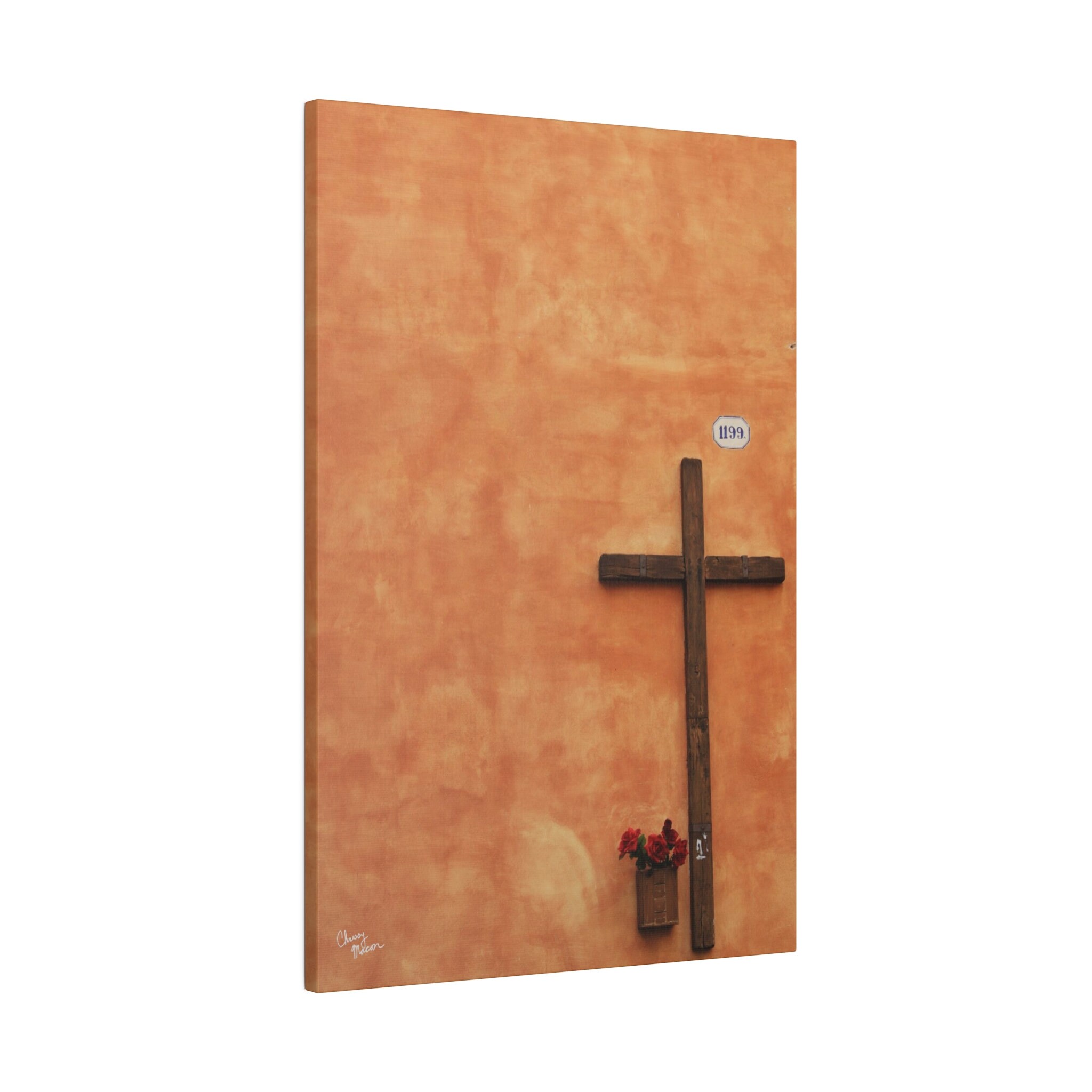 Cross Photo, Christian Cross on Canvas Artwork, Cross Decor, Christian ...
