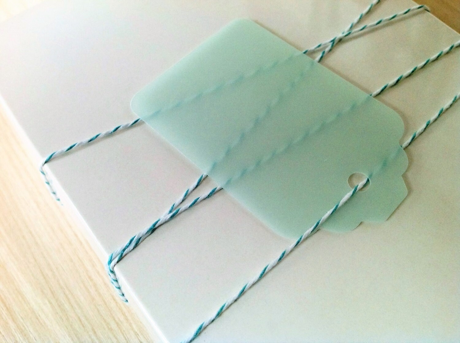 Mint Green Vellum Gift Tags / Translucent Gift Tags / Vintage - Etsy