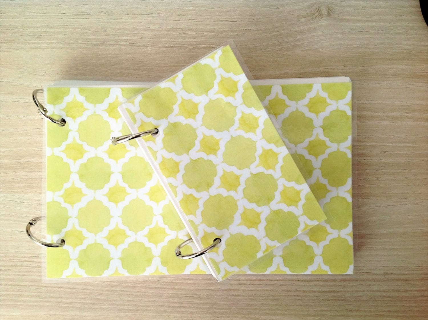 5 X 8 / 127 X 203mm Flexi Note Book / Watercolour / Morrocan Quatrefoil ...