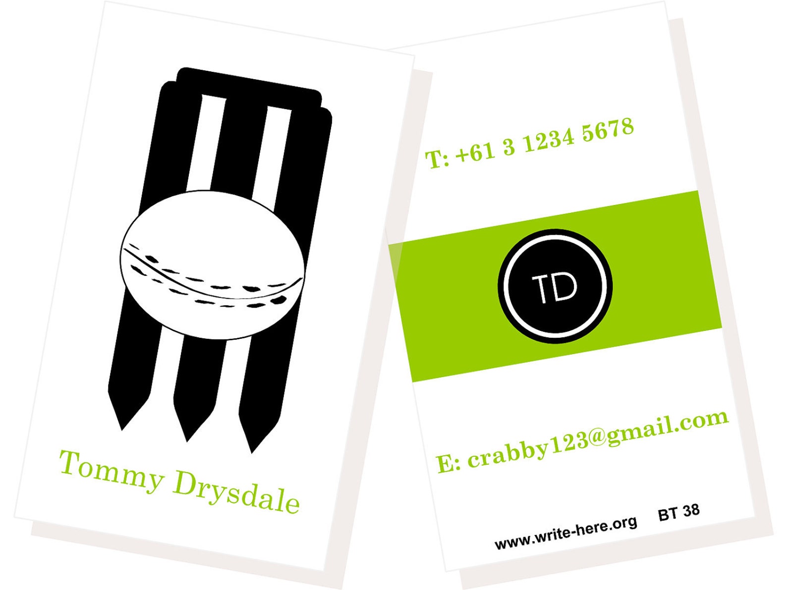 Personalized Luggage Tags Cricket Bat Ball Stumps Wicket Set of 2 ...