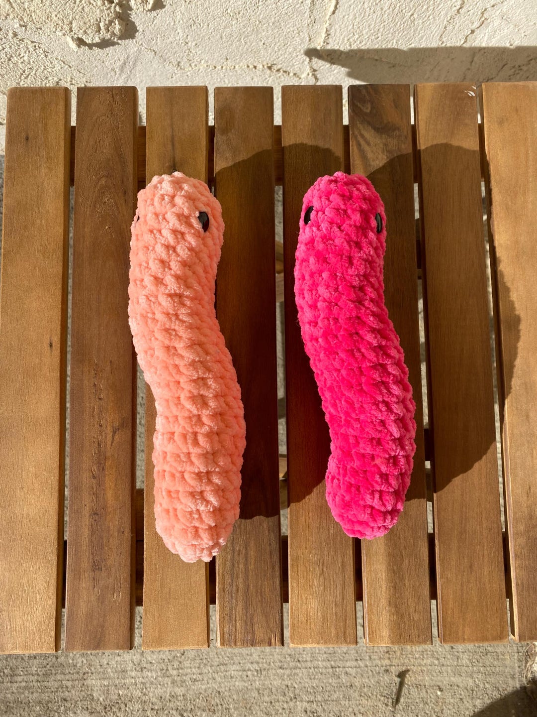 Crochet Worm Plushie - Etsy