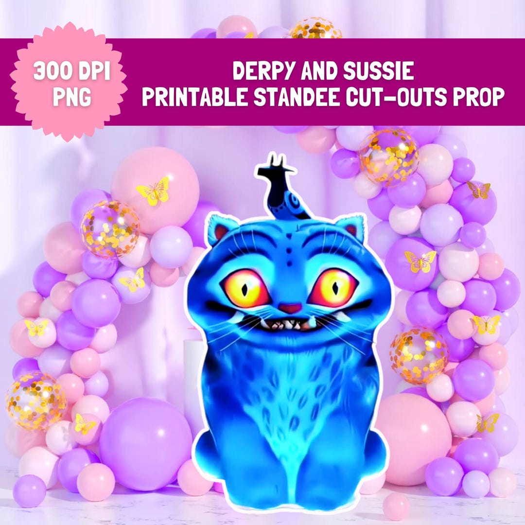 Printable Derpy and Sussie Standee Cut Outs Kpop Demon Hunters Derpy ...