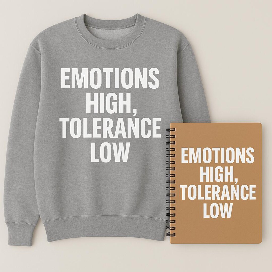Emotions High, Tolerance Low – Aesthetic Transparent PNG Download - Etsy