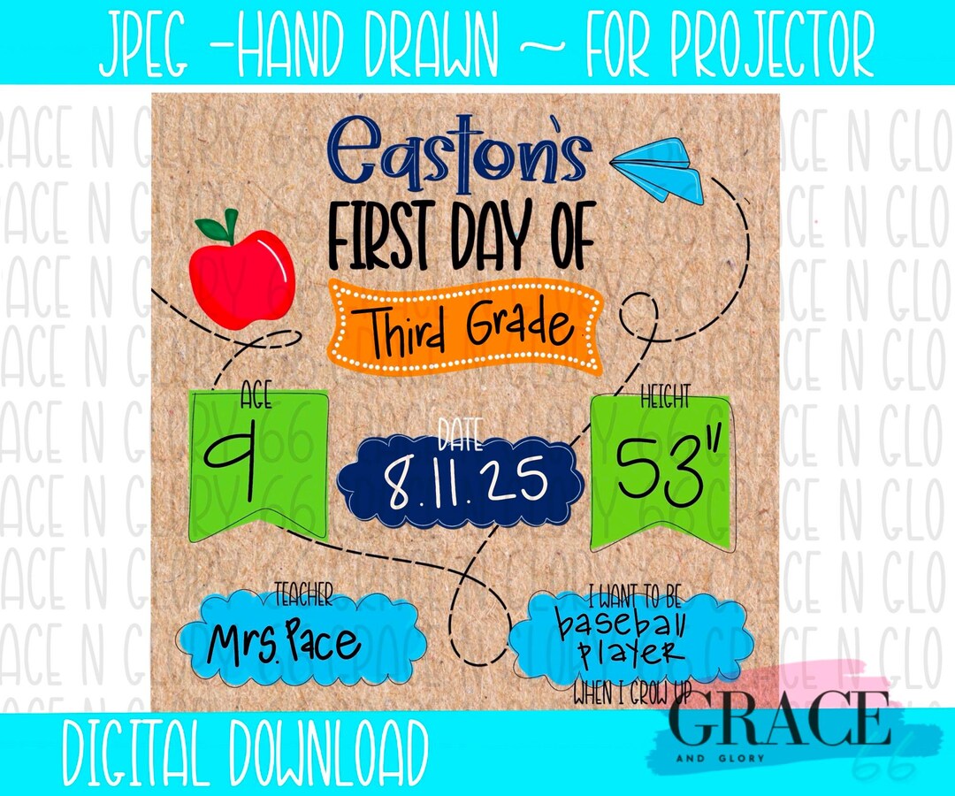 DIY | Mini Paper Banner | First Day of School Banner | Banner Template ...