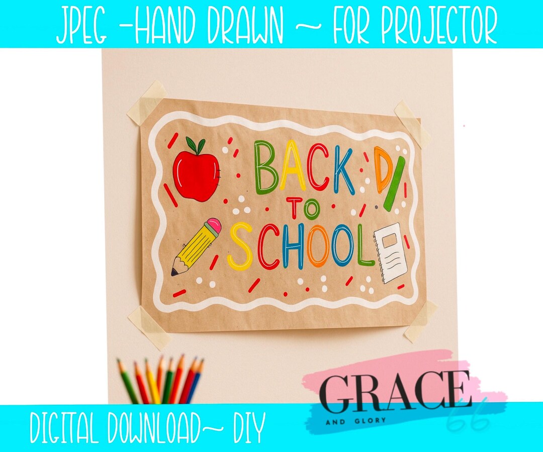 DIY Back to School Banner | Brown Kraft Paper Banner | Back to School ...