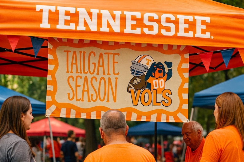 Custom Football Tailgate Banner – Game Day Party Decor – Team Spirit ...