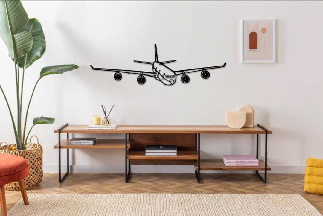 Airbus A340-600 Angle Aircraft Metal Wall Art , Airplane Decor, Gifts ...