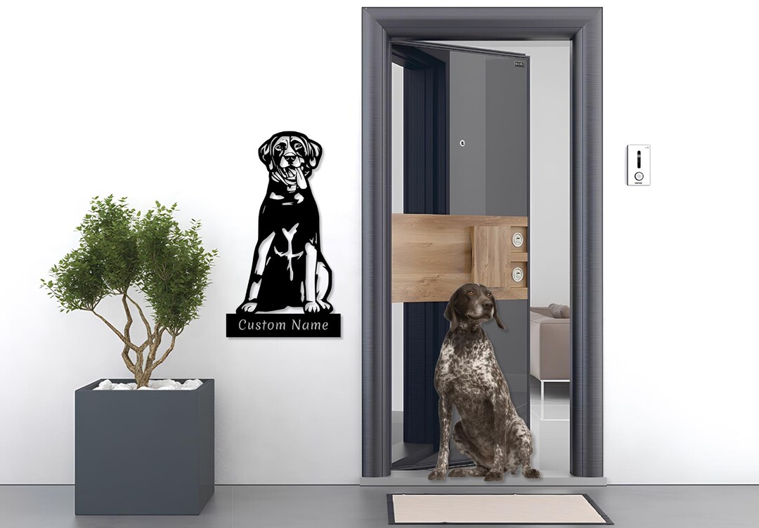 German Shorthaired Pointer Custom Metal Dog, Custom Dog Metal Stake ...