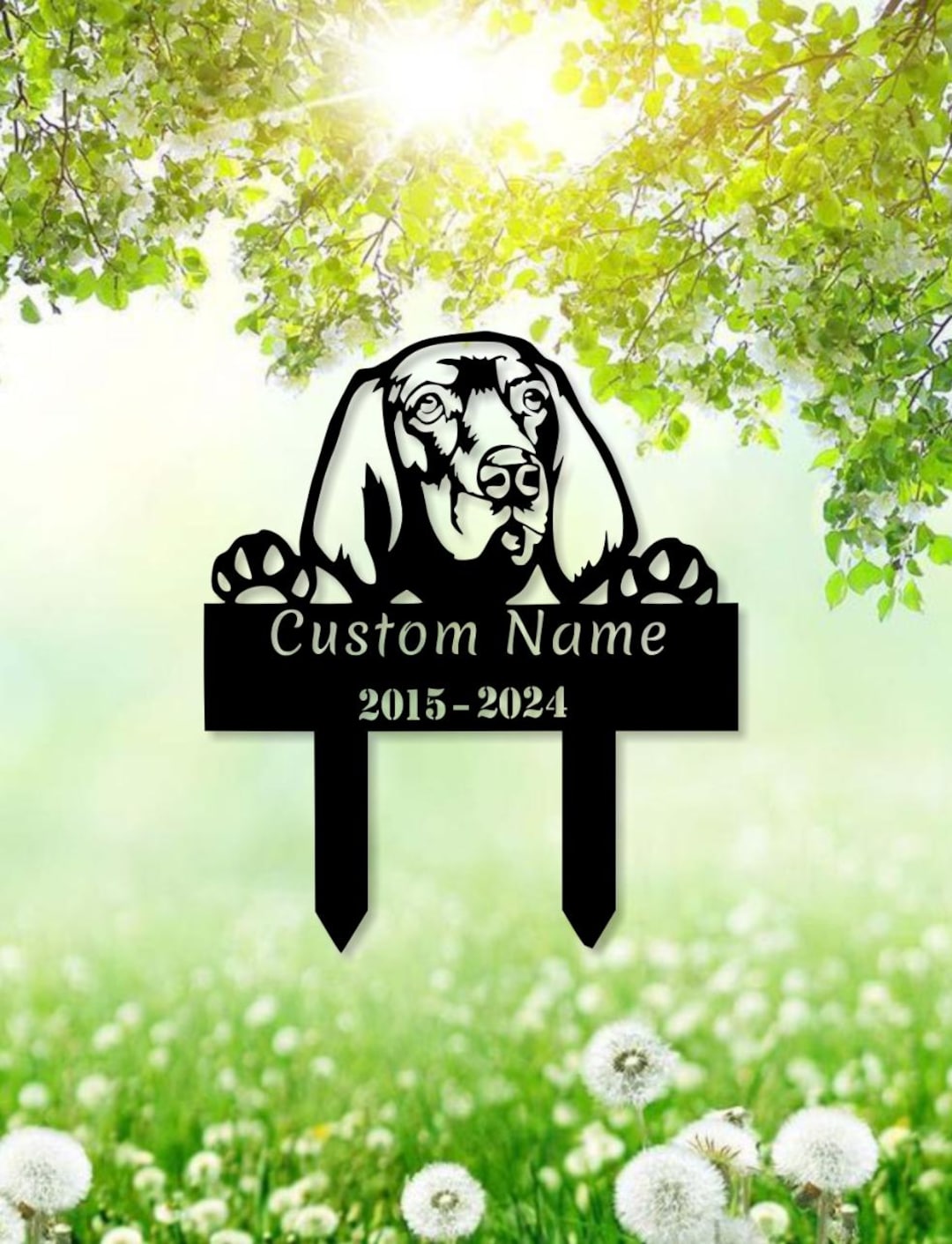 German Shorthaired Pointer Custom Metal Dog, Custom Dog Metal Stake ...