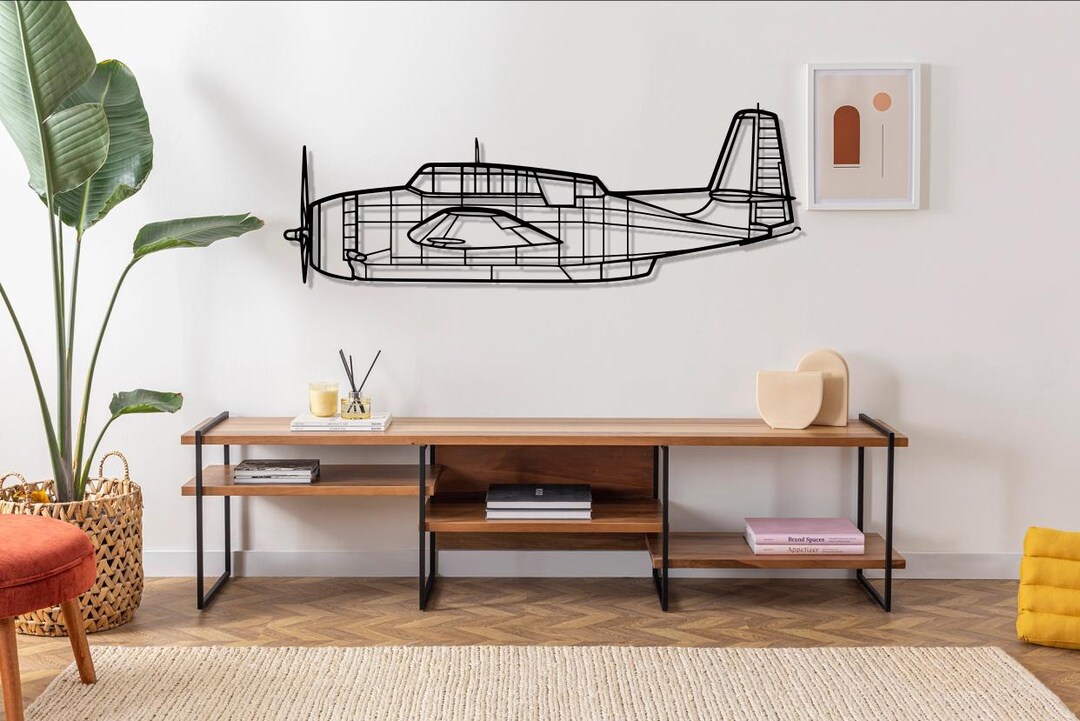 TBM-3N Aircraft Metal Wall Art , Airplane Decor, Gifts, Custom Aircraft ...