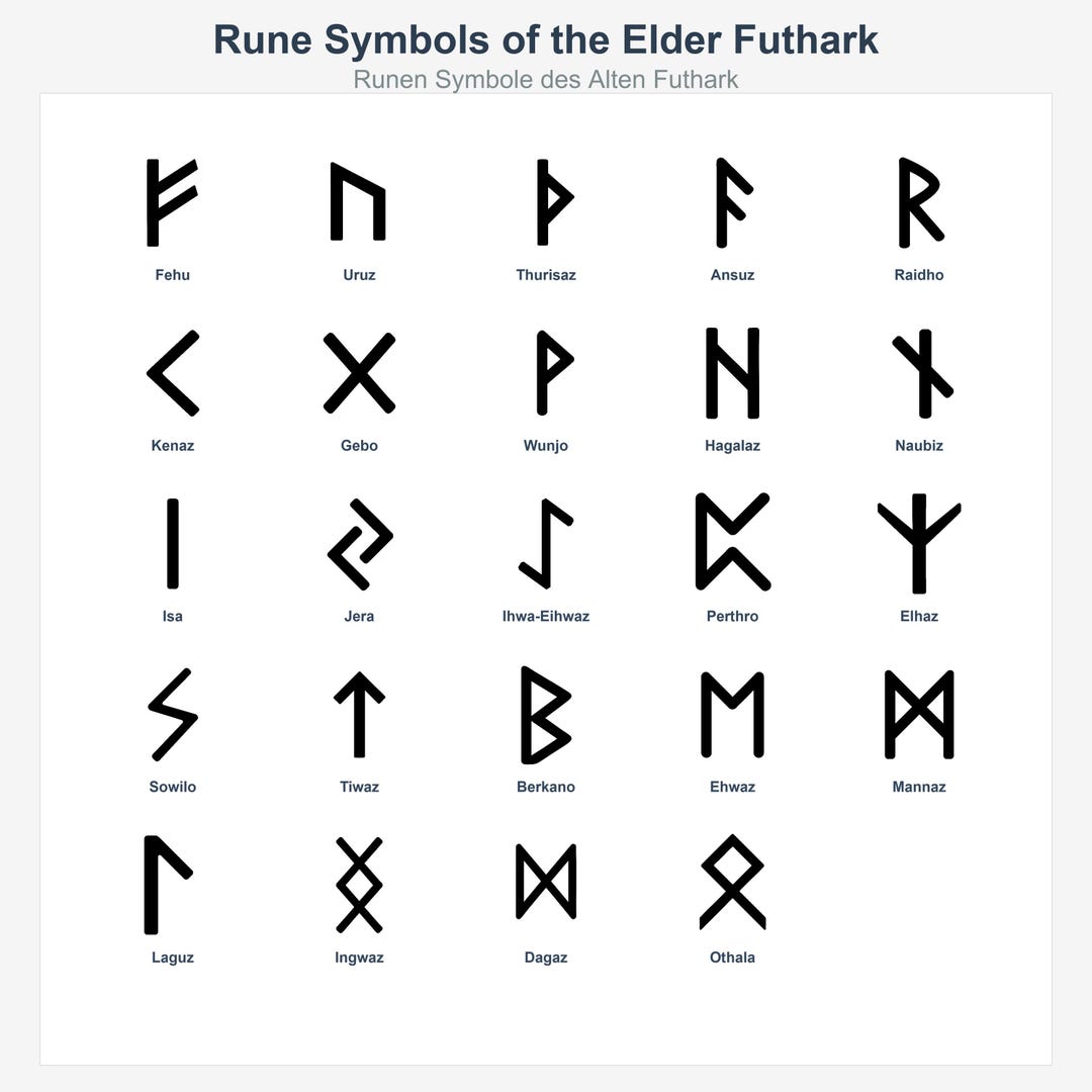 Older | Elder Futhark Runes | Symbols | Download | Germanic Mythology ...