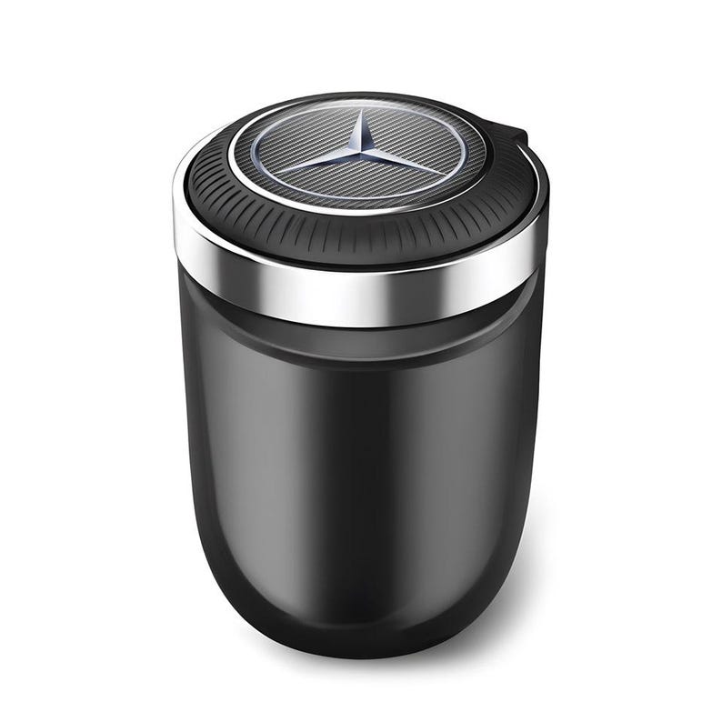 Car Ashtray Mercedes for Cup Holder – Custom Benz Logo Ash Tray With ...