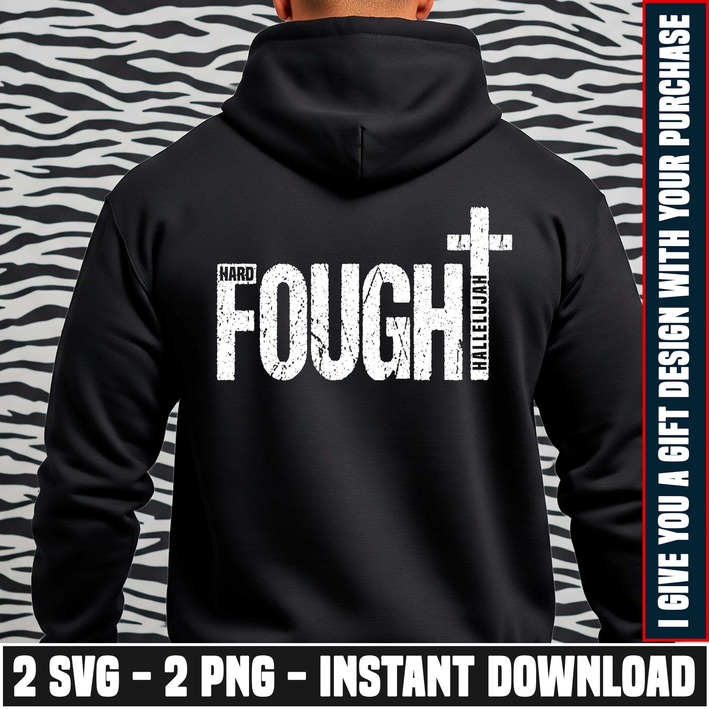 HARD FOUGHT Svg Png, Christian Svg Png, Faith Svg Png, Religious Svg ...