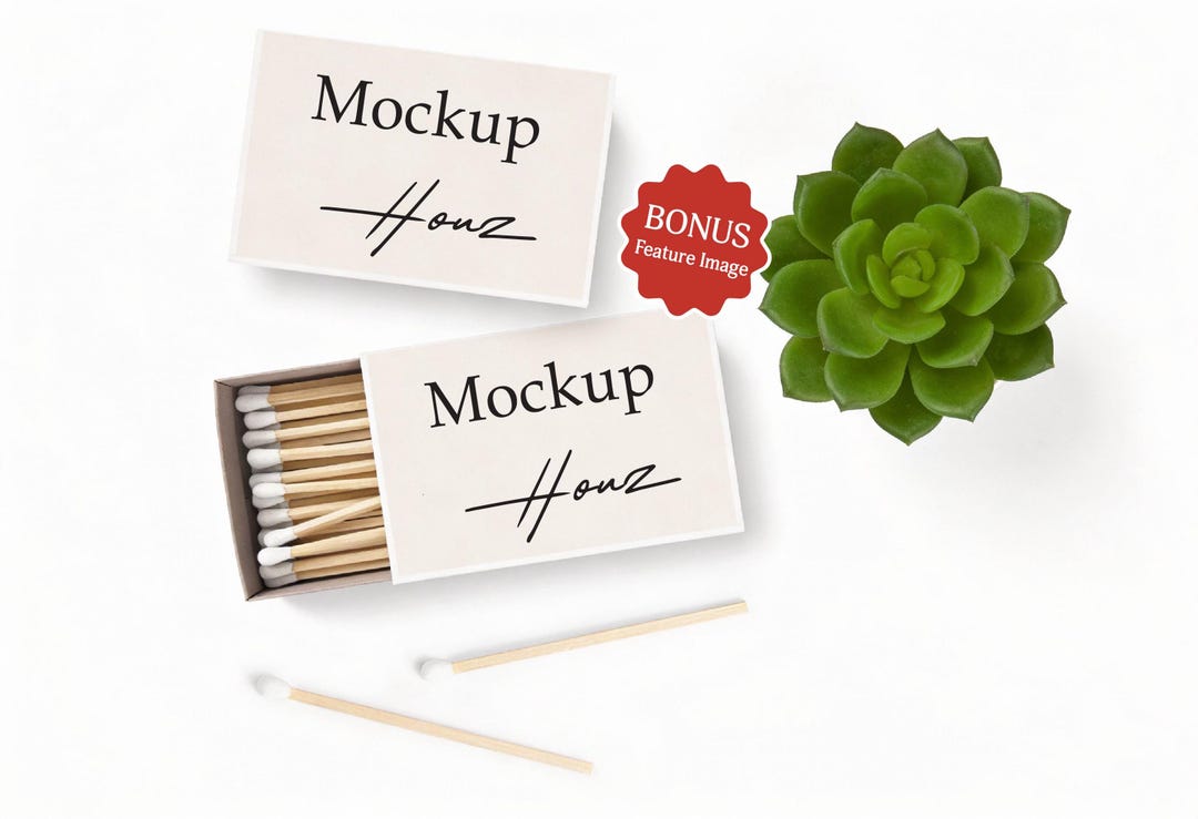 Matchbox Mockup | Realistic Matchbox Label Digital Download | Product ...
