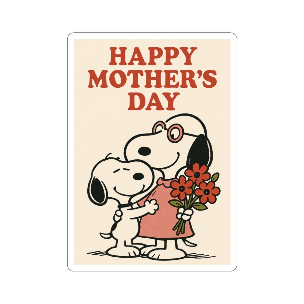 Snoopy Mothers Day Clip Art Easy How To Draw Snoopy Tutorial And