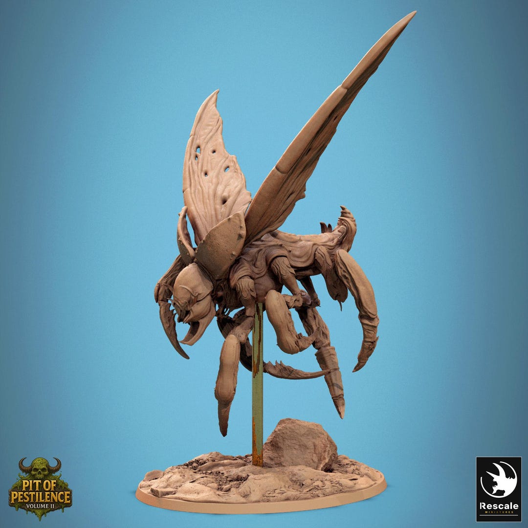 Scarab Host | DND Miniature | High Detail Resin Model | Tabletop Mini ...