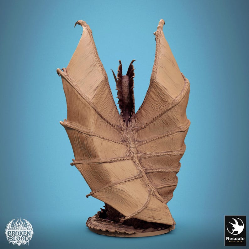 Legendary Gold Dragon | Premium High-detail Fantasy Resin Model - Etsy