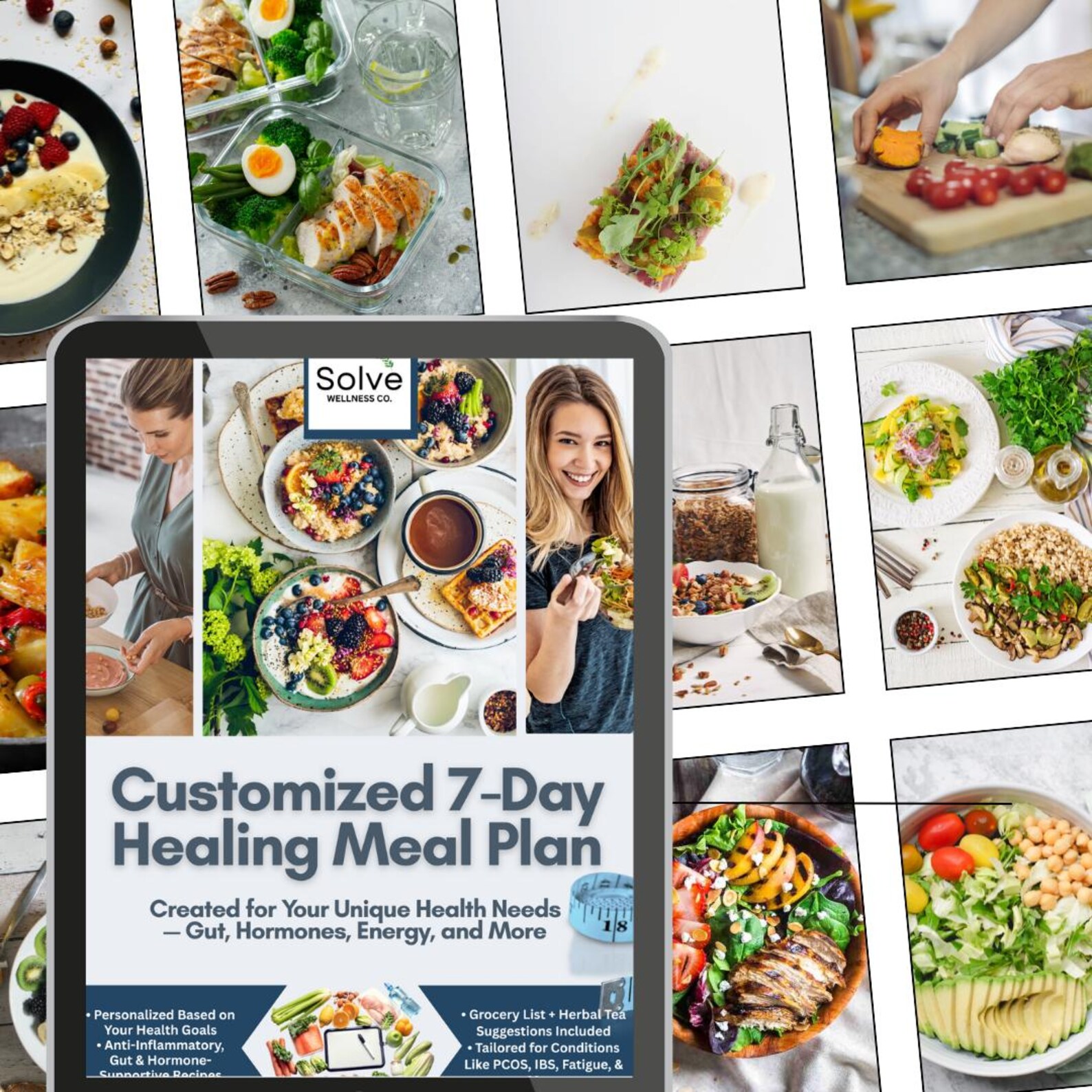 Customized 7-day Meal Plan for Gut Health, PCOS, Weight Loss, Hormone ...