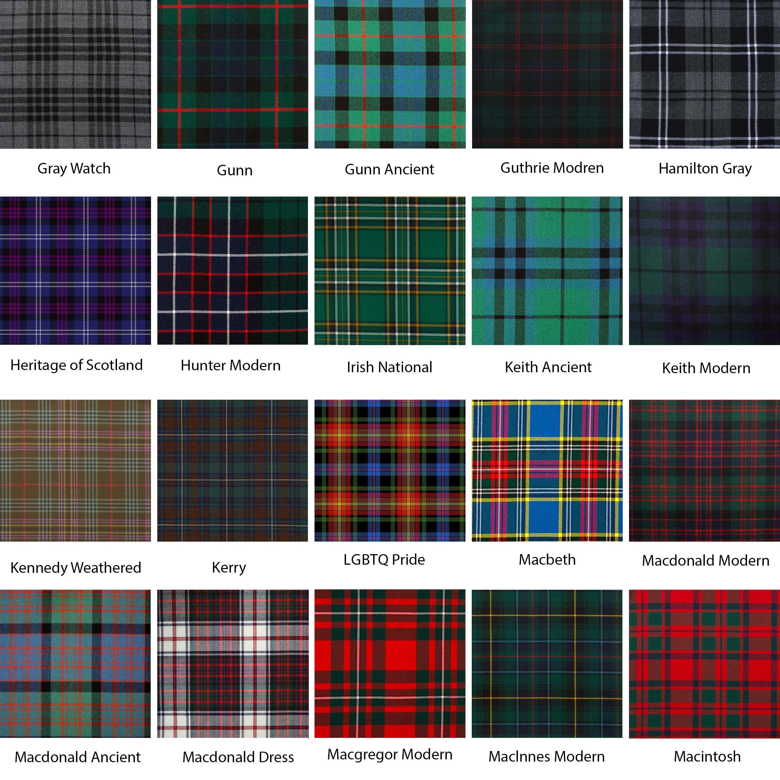 Scottish Tartan 8 Yard Kilt - Premium Handmade Highlander Kilt for Mens ...