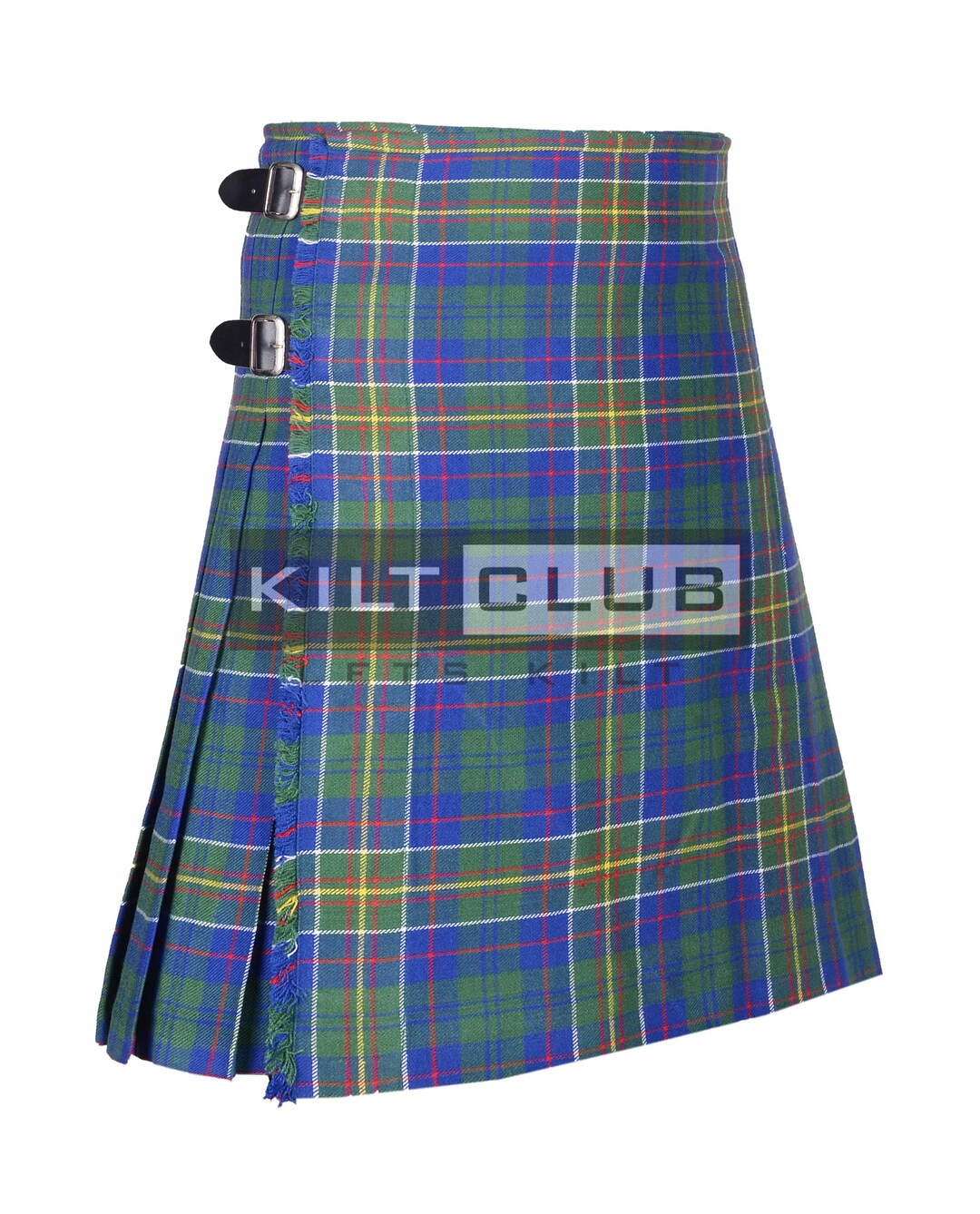 Hunter Ancient Tartan Scottish 8 Yard Kilt for Men - 16oz Acrylic ...