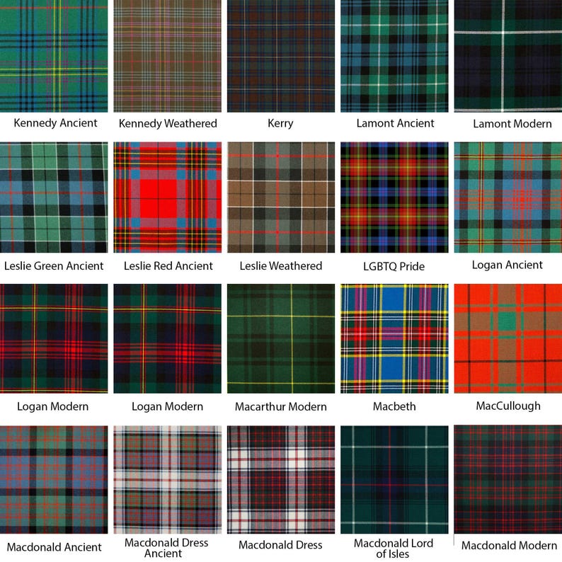 Scottish Tartan Cushion Covers - Available in Multiple Sizes and ...