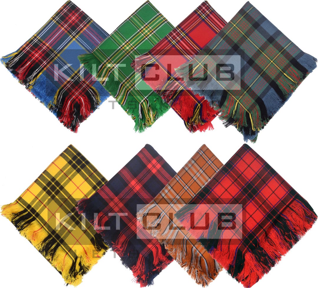 Scottish Traditional Tartan Fly Plaids - Tartan Winter Wrap - Hand ...