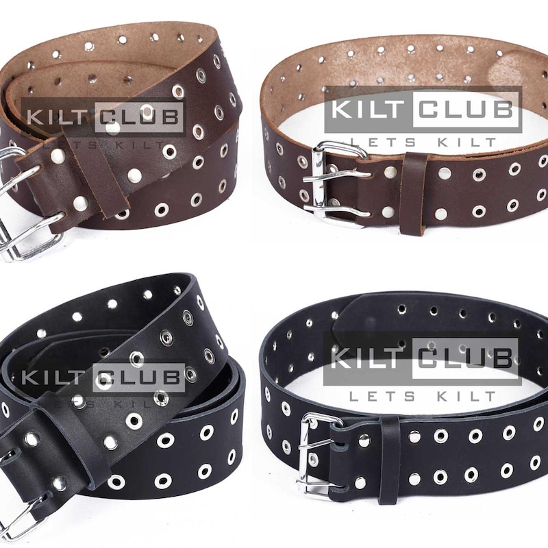 Real Leather Kilt Buckle - Etsy