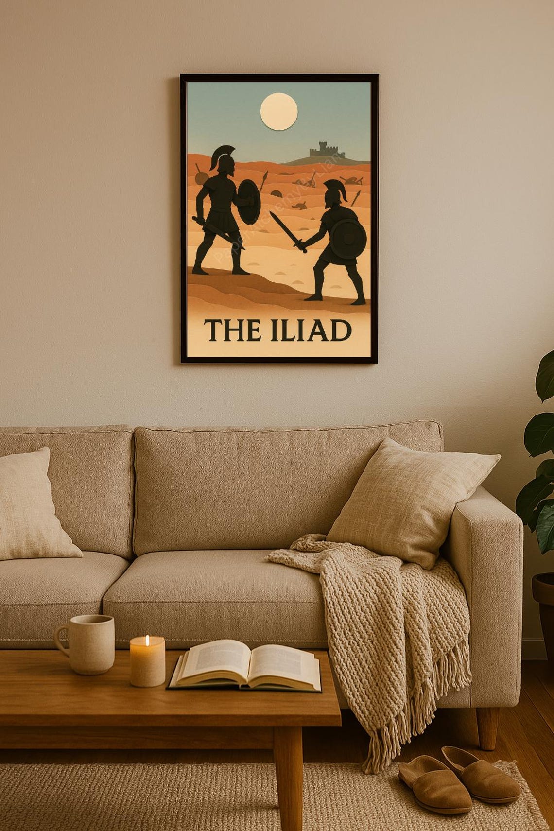 The Iliad Poster – Greek Mythology Printable Wall Art (digital Download ...