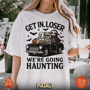 Halloween Animals in Car SVG: Funny Spooky Kids Design (digital ...